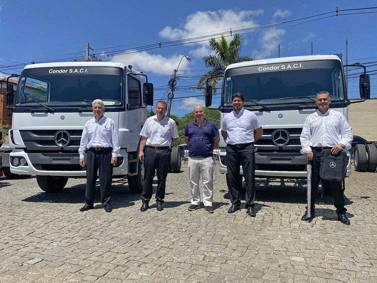 Condor S.A.C.I. entregó 3 camiones Mercedes-Benz Atego 1418 a la ...